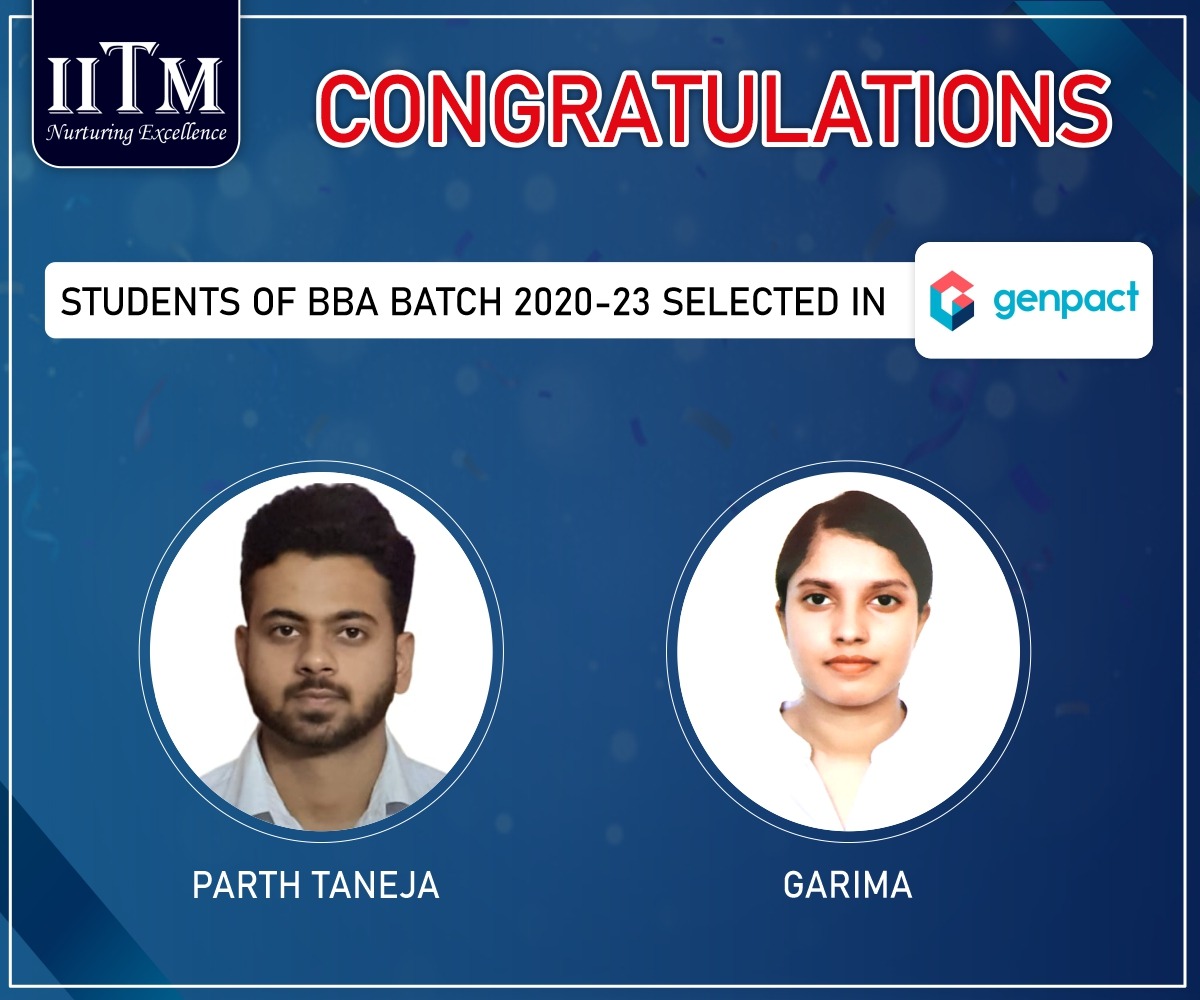 PLACEMENT HIGHLIGHTS – IITM