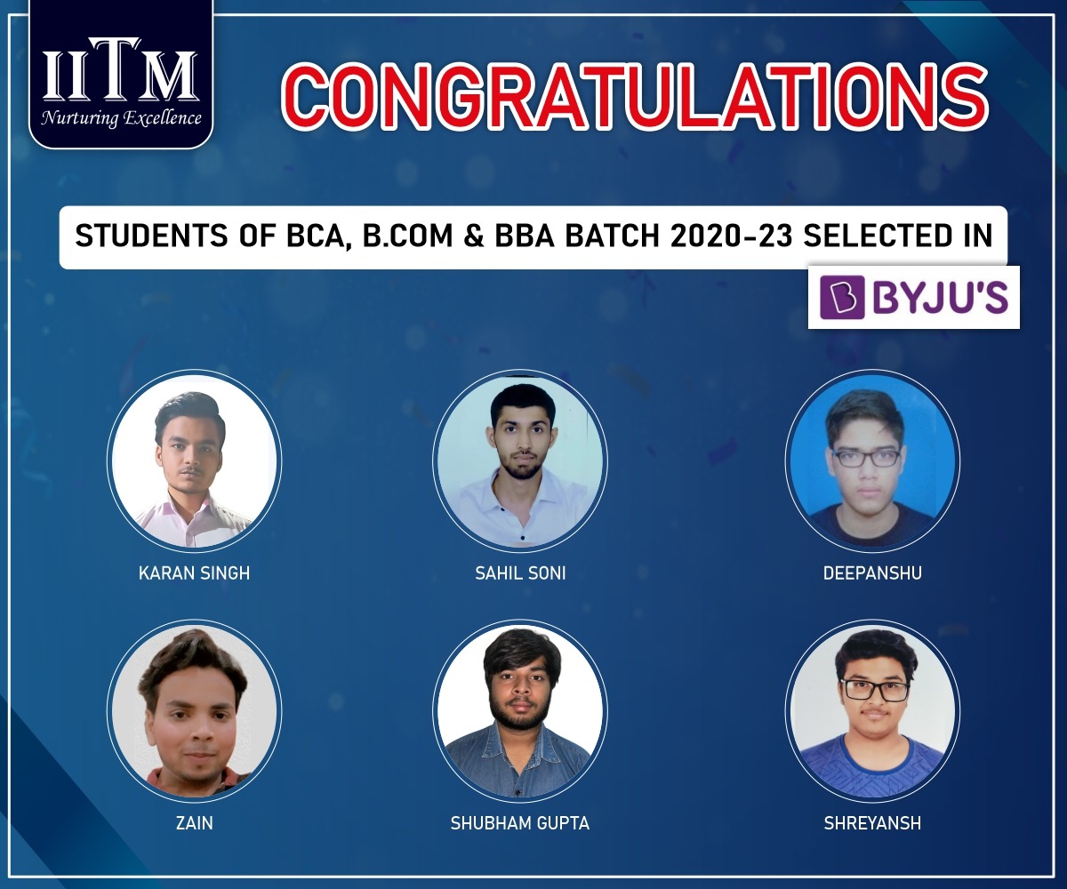 PLACEMENT HIGHLIGHTS – IITM